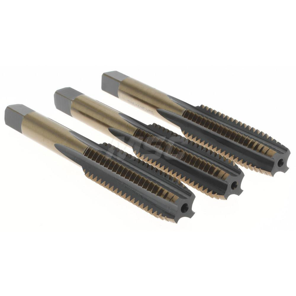 Import - Tap Set: 7/16-14 UNC, 4 Flute, Bottoming Plug & Taper, High ...
