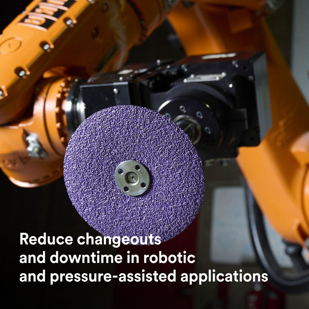 3M - Fiber Disc: 5" Disc Dia, Quick Change TN, 80 Grit, Precision ...