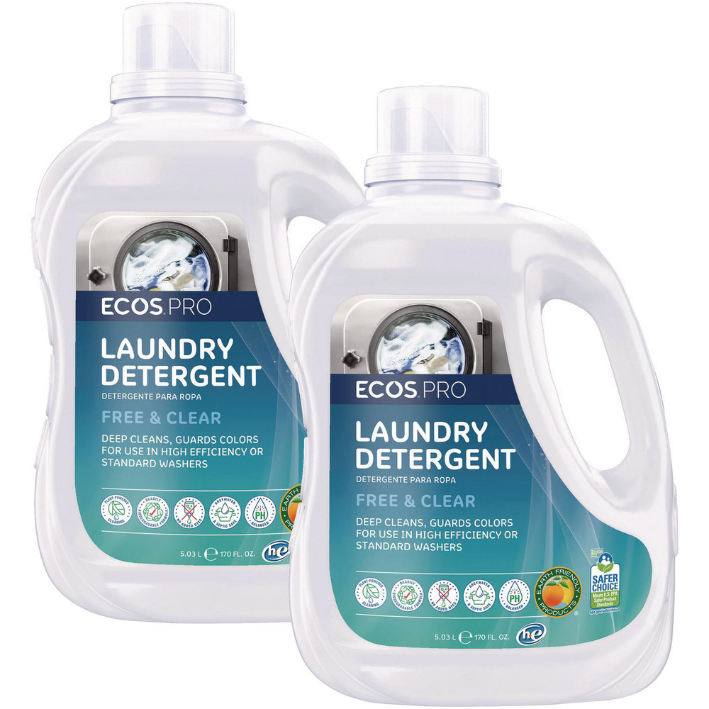 ECOS - Laundry Detergent Liquid, Free and Clear, 170 oz Bottle, 2 ...
