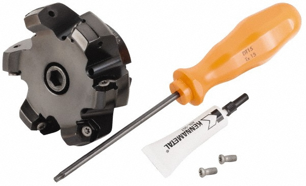 Kennametal - Indexable High-Feed Face Mill: 0.75" Arbor Hole | MSC Direct