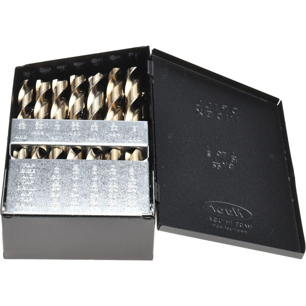 Titan USA - Drill Bit Set: Jobber Length Drill Bits, 29 Pc, 0.0625" to ...