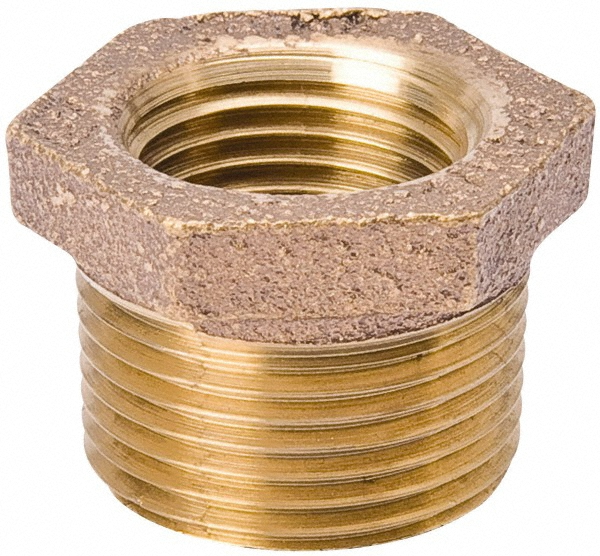 Value Collection - 3/4 x 1/2" Red Brass Pipe Hex Bushing - 45883113 ...
