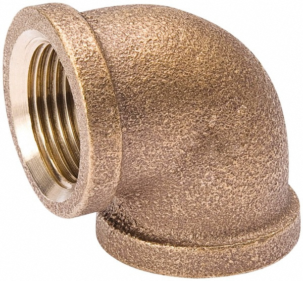 Value Collection - 3/4" Red Brass Pipe 90° Elbow - 45883352 - MSC ...