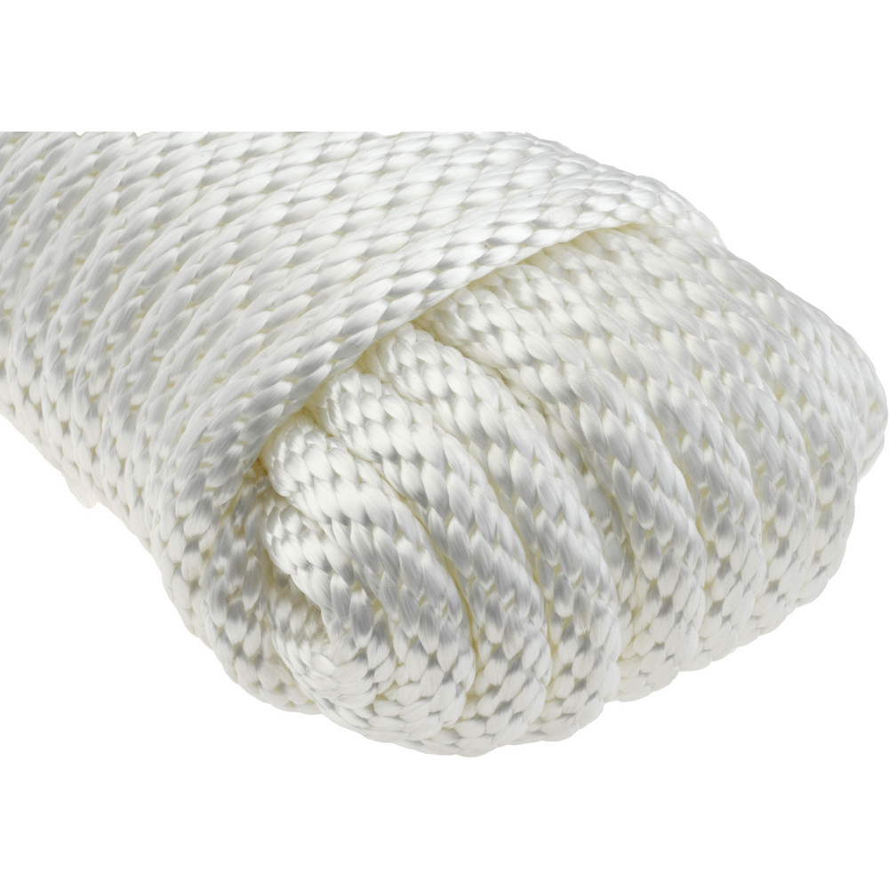 Value Collection - 100' Max Length Nylon Solid Braid Rope | MSC Direct