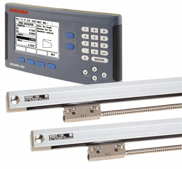 Anilam - Turning DRO System: 2 Axes, 42" X-Axis Travel, 12" Z-Axis ...