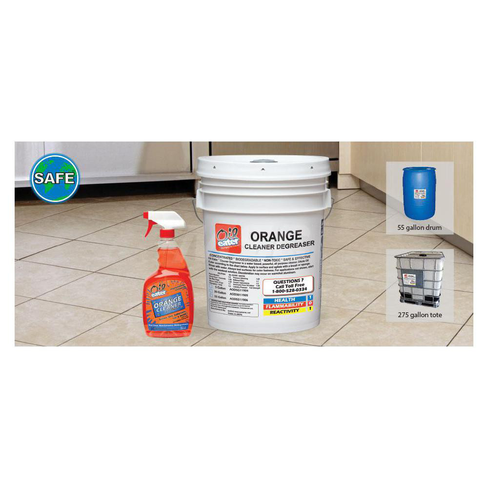 Oil Eater - Multipurpose Cleaner & Degreaser: 5.00 gal, Pail | MSC Direct