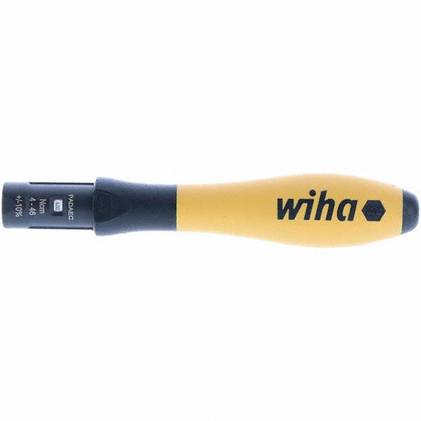 Wiha - 1 Piece, 0.04 to 0.46 N/m, Adjustable Torque Limiting ...
