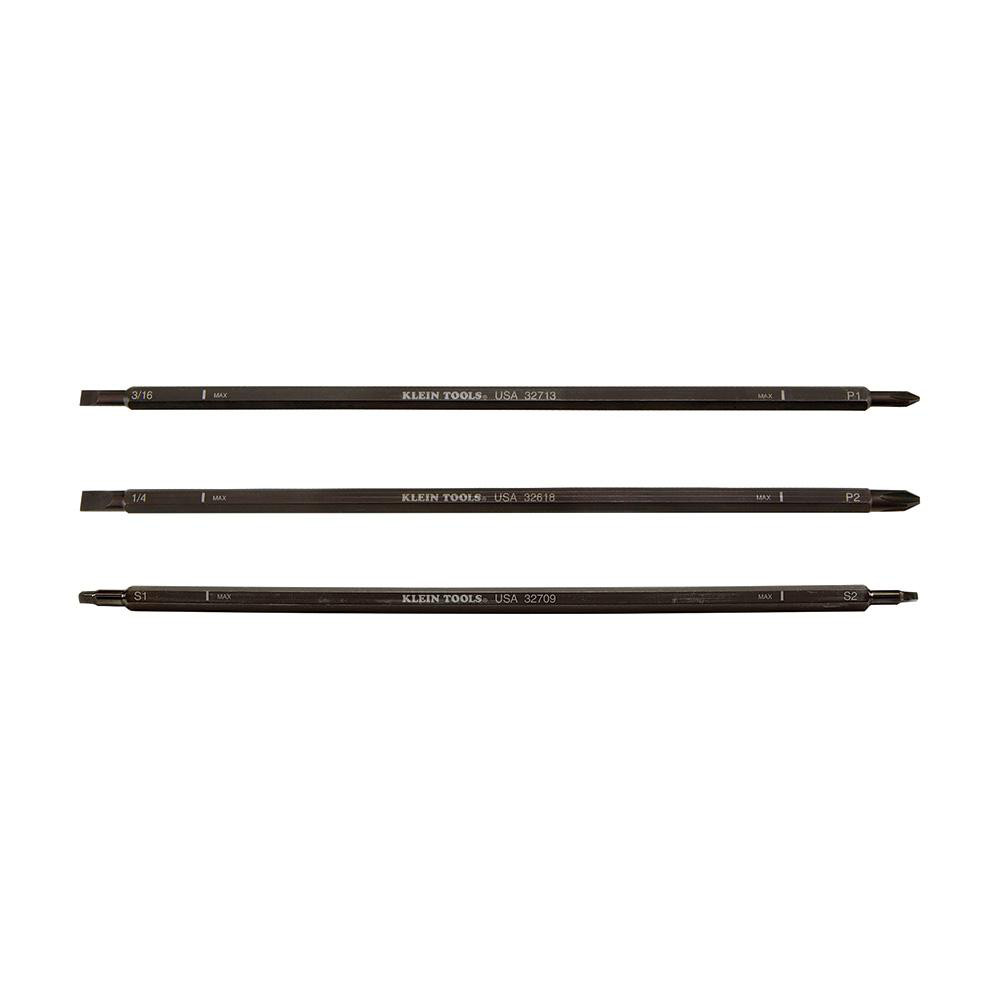 Klein Tools - Screwdriver Bit Sets: Set Type: Replacement Blade Set ...