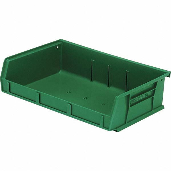Quantum Storage - Plastic Hang & Stack Bin: Green | MSC Direct