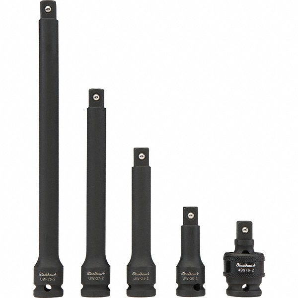 Paramount 1/2" Drive Impact Locking Socket Extension Set Includes 3 5 ...