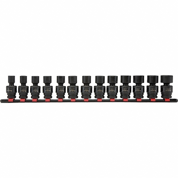 Blackhawk™ by Proto® - Socket Set: Deep Impact Standard, 13 Pc, 1/2 ...