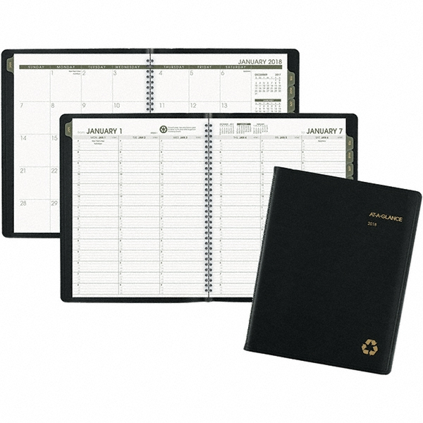 AT-A-GLANCE - Weekly/Monthly Appointment Book: 128 Sheets, 8-1/4 x 10-7 ...