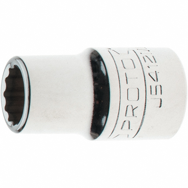 Proto - Standard Hand Socket: 1/2" Drive, 12.00 mm Socket, 12-Point ...