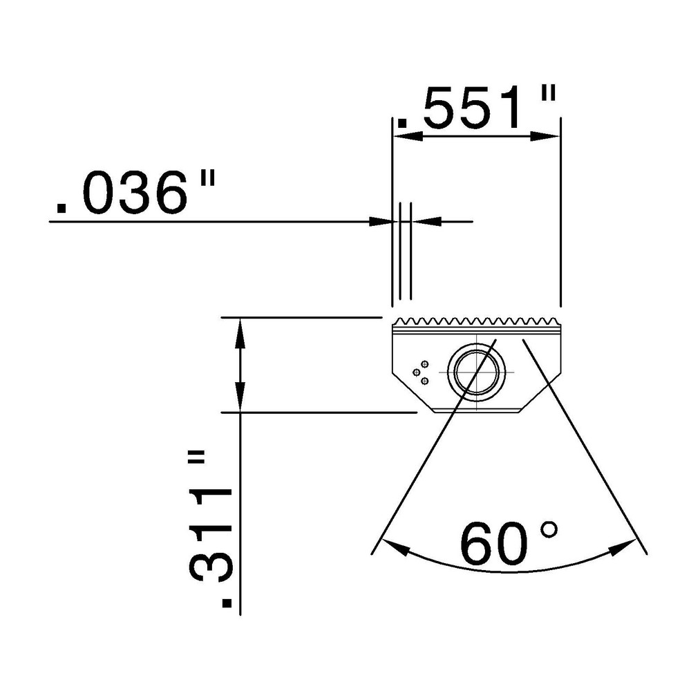 Iscar - MT-LNHU1403I28UN IC908 Carbide Thread Mill Insert | MSC Direct