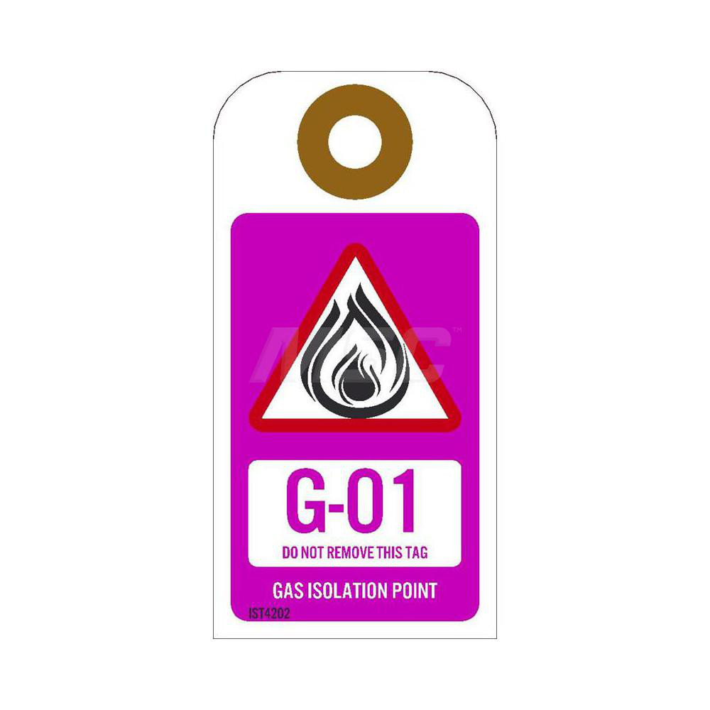 AccuformNMC - Energy Isolation Tag: Rectangle, 4" High, 2" Wide ...