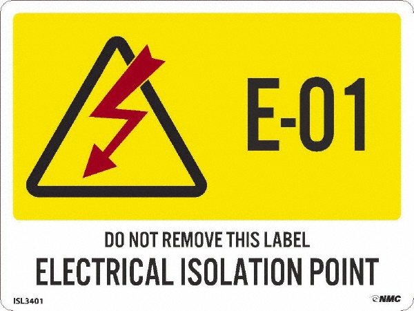 AccuformNMC - Electrical & Energy Source Label: 3" High | MSC Direct