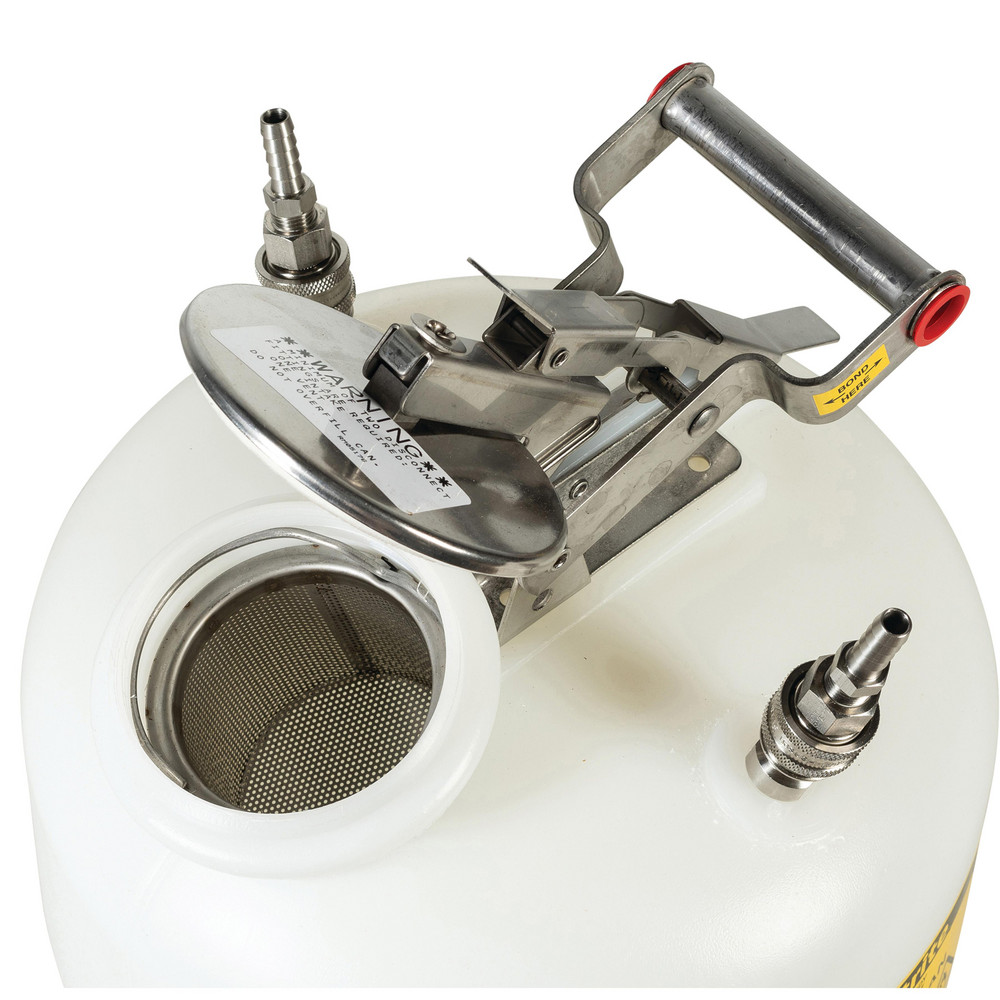 Justrite® - Safety Disposal Cans: Capacity: 2.000 gal; Can Material ...