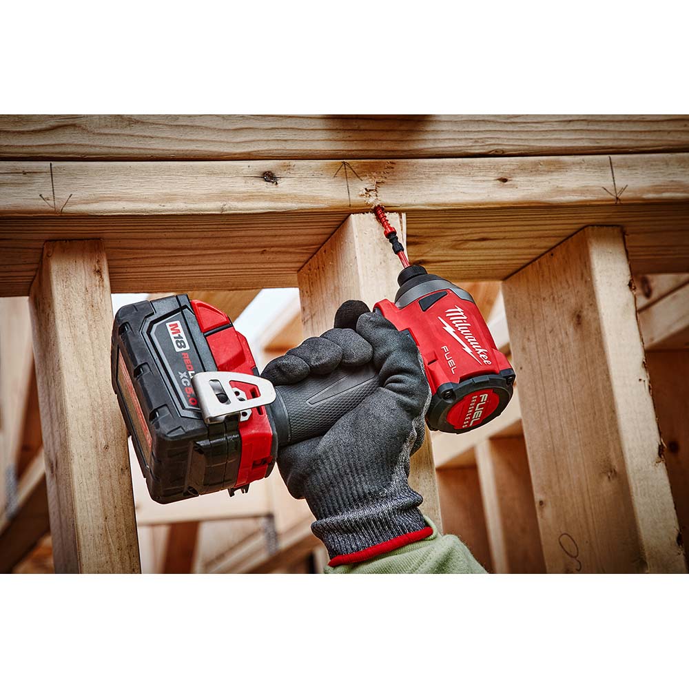 Milwaukee Tool - Cordless Impact Driver: 18V, 1/4" Drive, 3,600 RPM ...