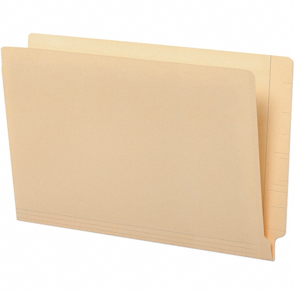 UNIVERSAL - File Folders with End Tab: Legal, Manila, 100/Pack | MSC Direct