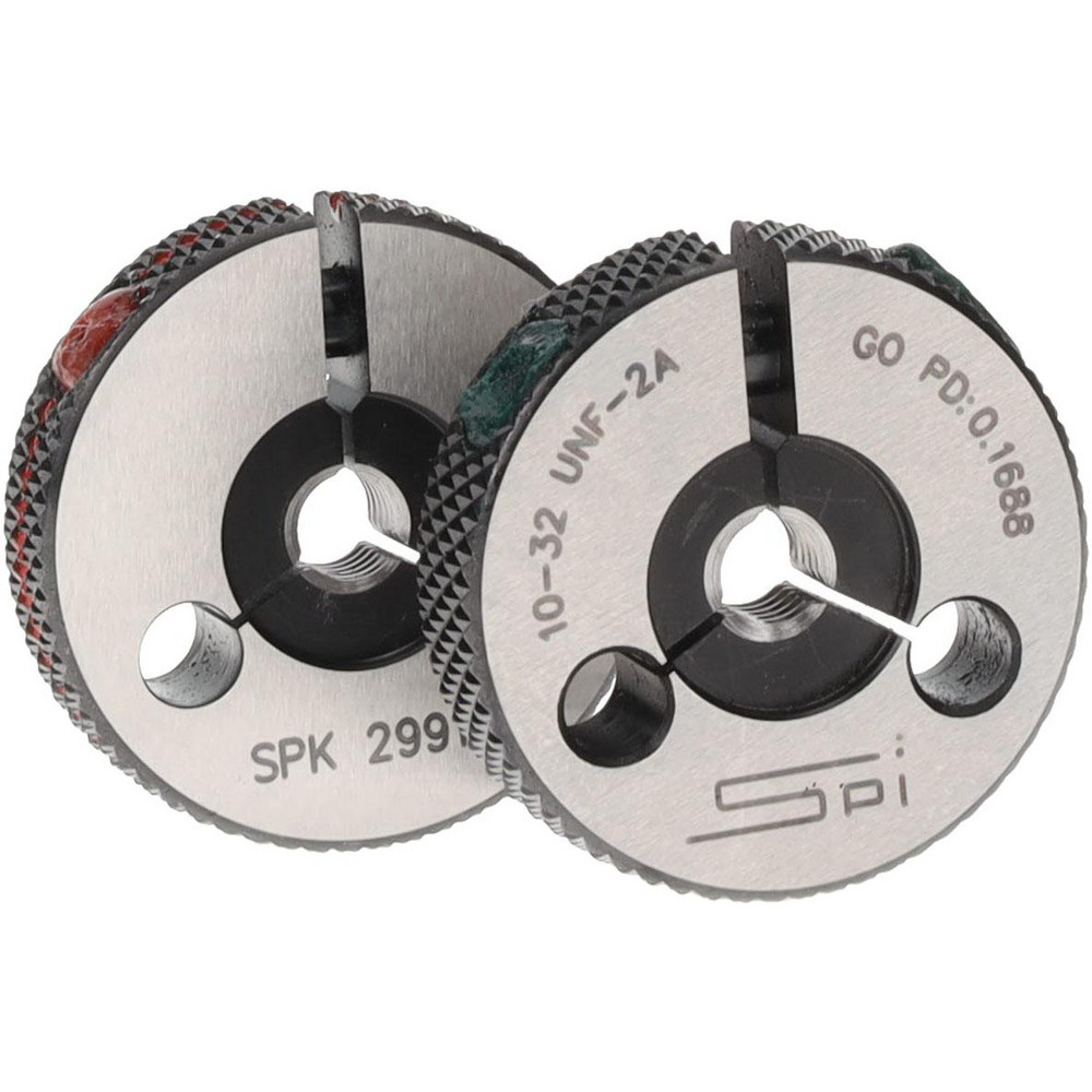 SPI - Threaded Ring Gage: #10-32 Thread, Class 2A, Go & No Go | MSC Direct