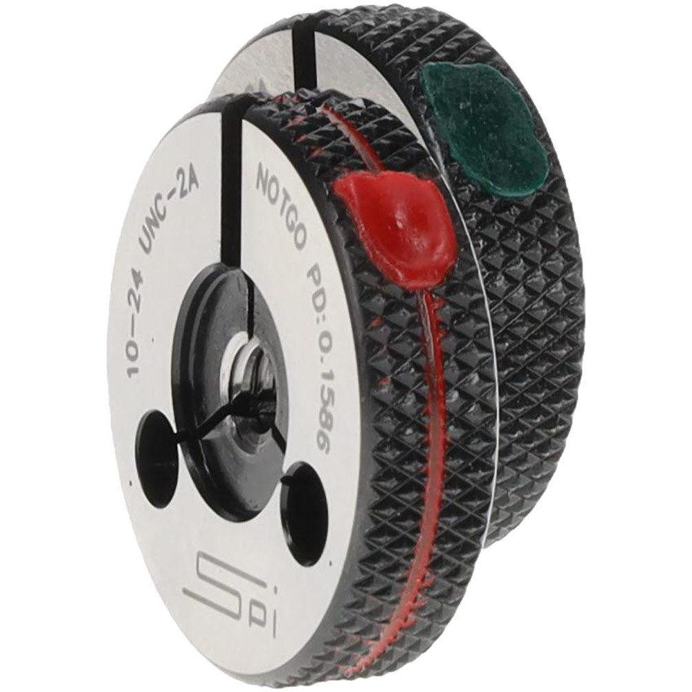 SPI - Threaded Ring Gage: #10-24 Thread, Class 2A, Go & No Go | MSC Direct