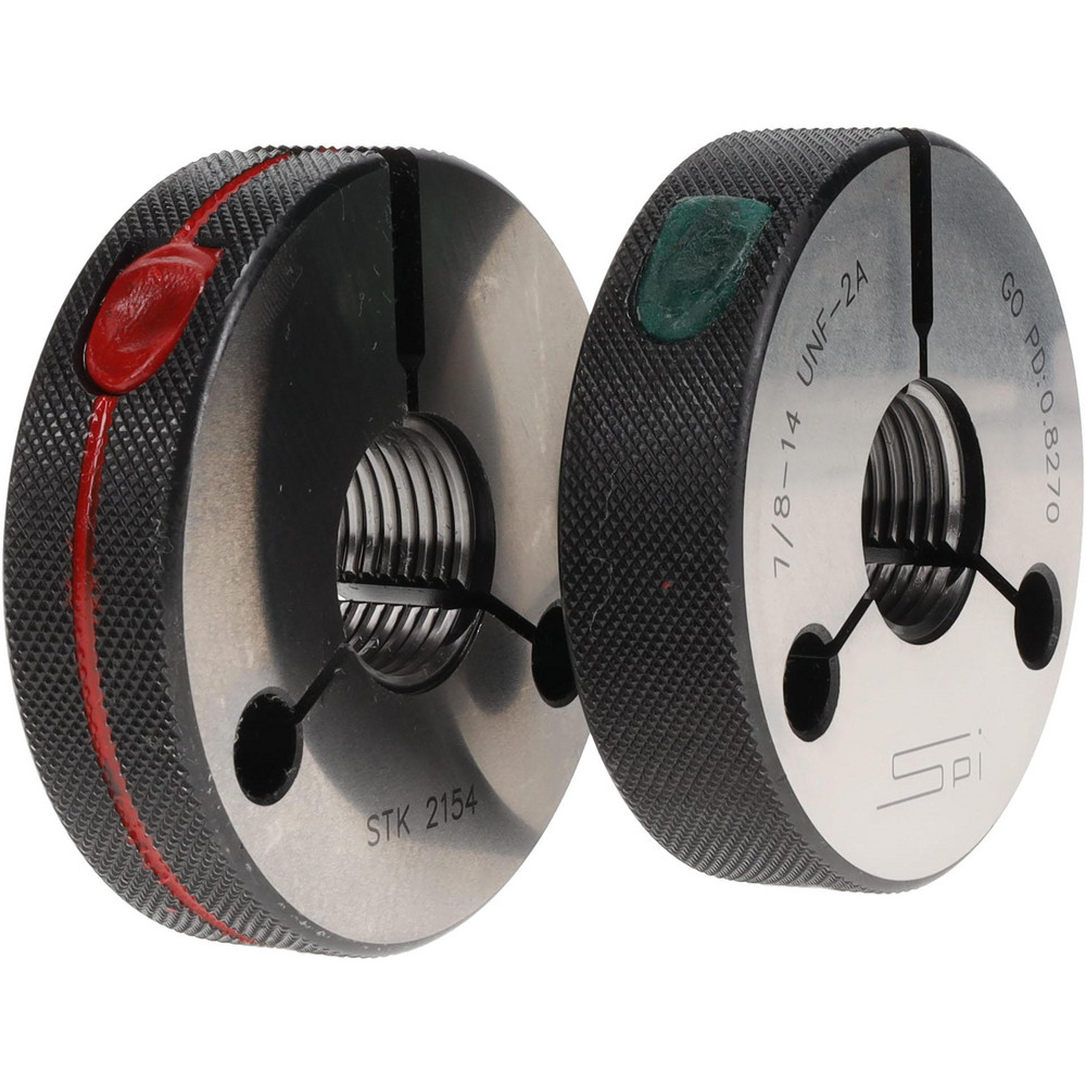 SPI - Threaded Ring Gage: 7/8-14 Thread, Class 2A, Go & No Go | MSC Direct
