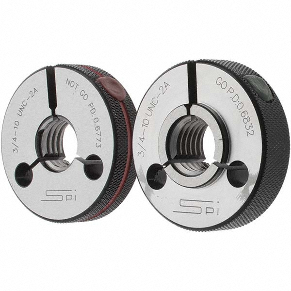 SPI - 3/4-10 Go/No Go Double Ring Thread Gage - 46553921 - MSC ...