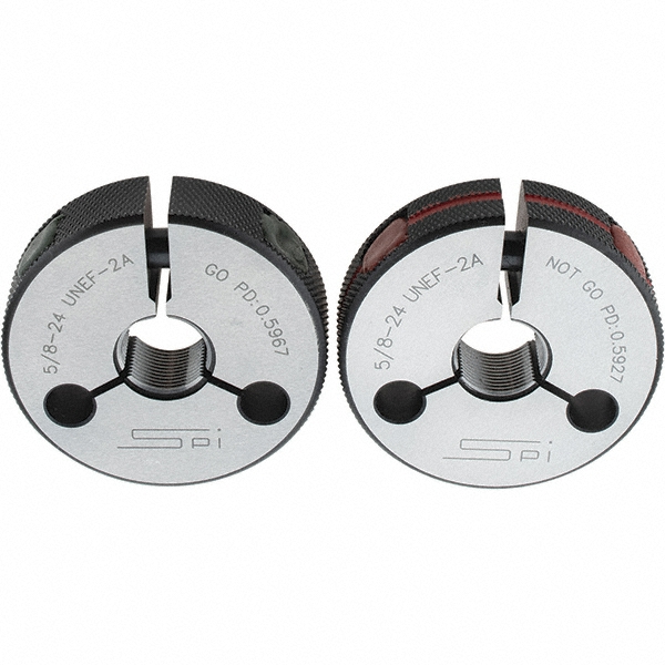 SPI - 5/8-24 Go/No Go Double Ring Thread Gage - 46553939 - MSC ...