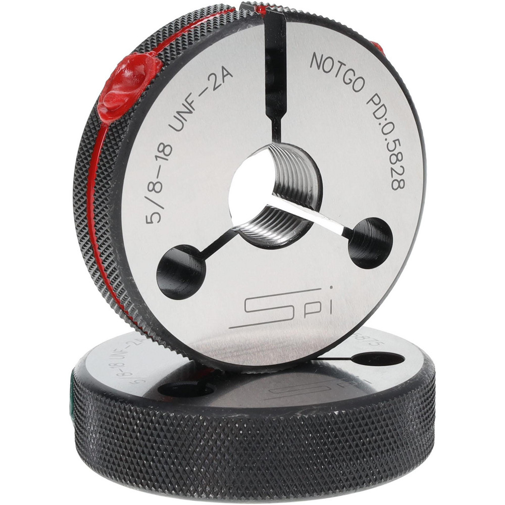 SPI - Threaded Ring Gage: 5/8-18 Thread, Class 2A, Go & No Go | MSC Direct