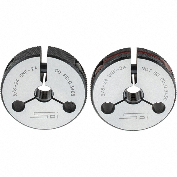 SPI - 3/8-24 Go/No Go Double Ring Thread Gage - 46554069 - MSC ...