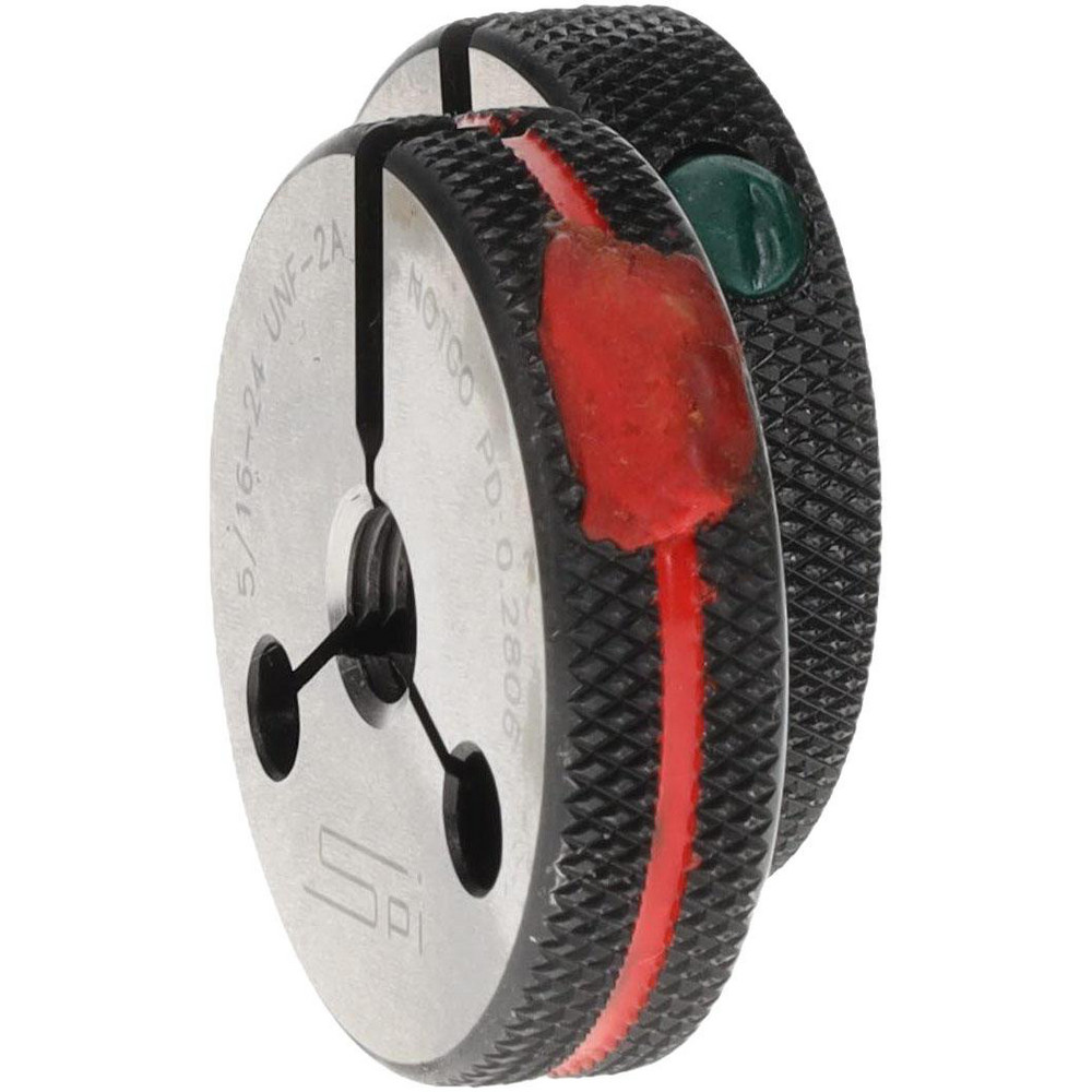 SPI - Threaded Ring Gage: 5/16-24 Thread, Class 2A, Go & No Go | MSC Direct