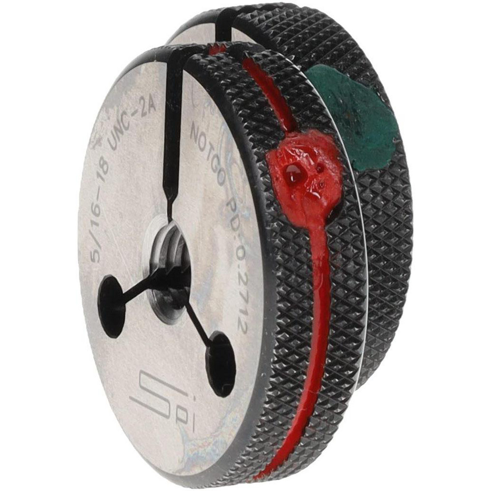 SPI - Threaded Ring Gage: 5/16-18 Thread, Class 2A, Go & No Go | MSC Direct