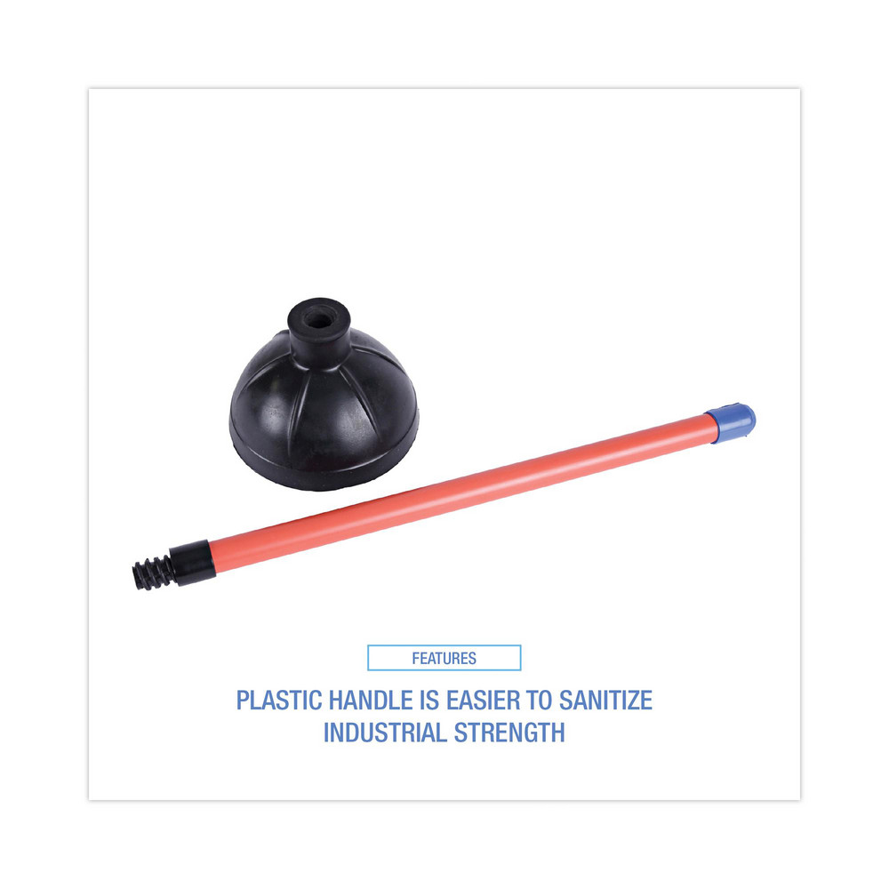 Boardwalk - Force Cups & Plungers: Cup Diameter: 5-5/8; Handle Length ...
