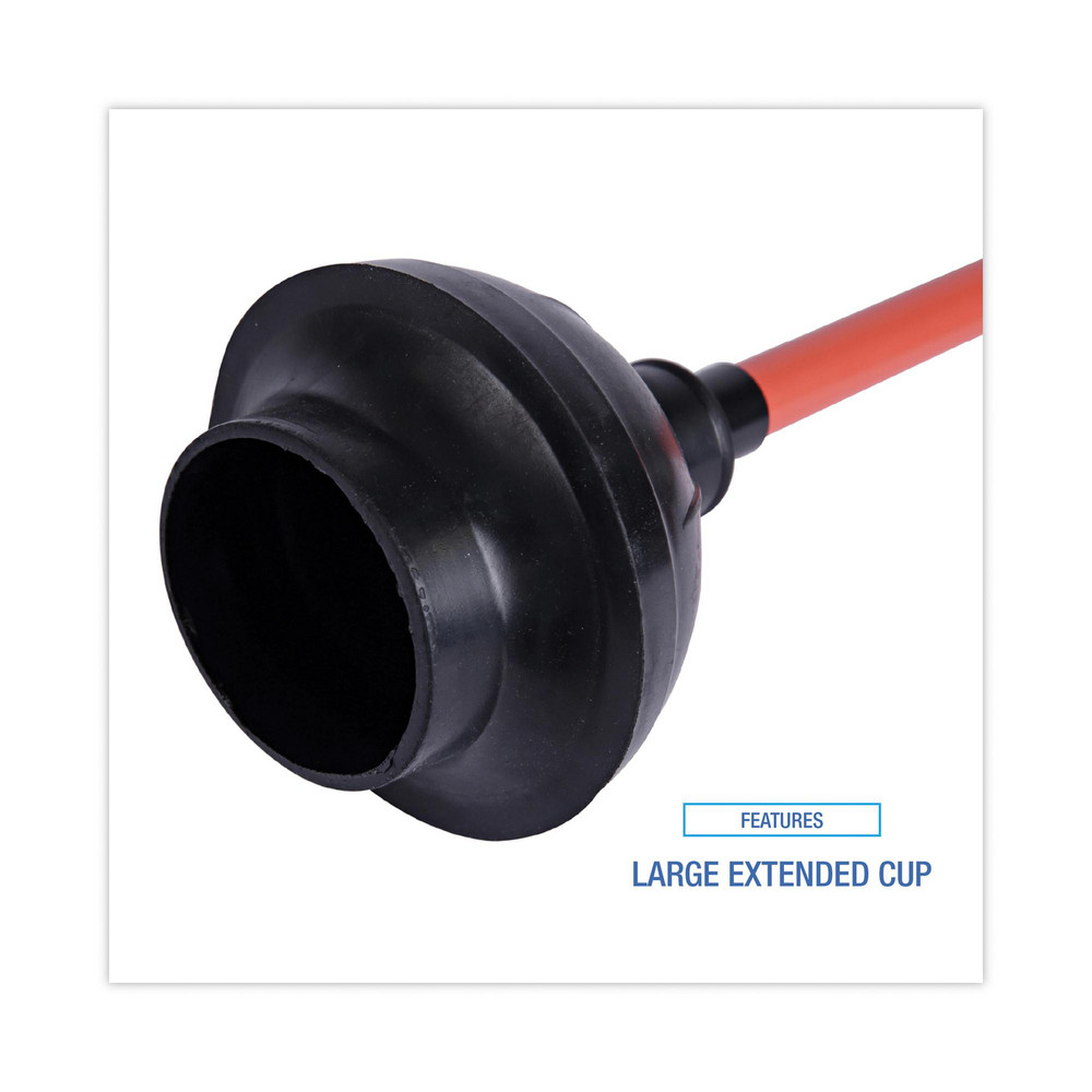 Boardwalk - Force Cups & Plungers: Cup Diameter: 5-5/8; Handle Length ...