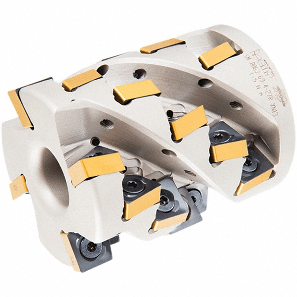 Iscar - 63mm Cut Dia, 27mm Arbor Hole Dia, 69mm Max Depth, Indexable ...