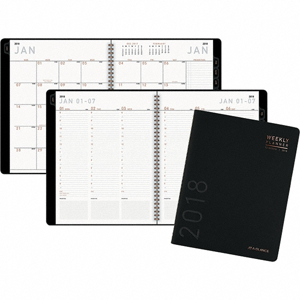 AT-A-GLANCE - 160 Sheet, 8-1/4 x 10-7/8", Weekly/Monthly Planner ...