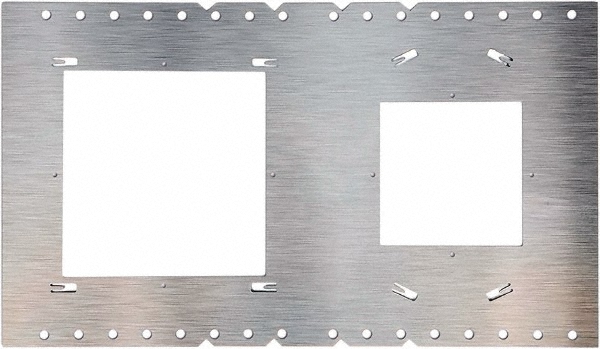 Philips - Aluminum Silver Light Fixture Plate | MSC Industrial Supply Co.