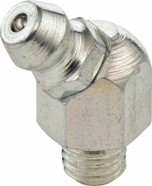 Umeta - Standard Grease Fitting: 45 ° Head, M6 x 0.75 Metric | MSC Direct