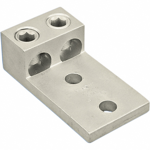 Panduit - 2 AWG Noninsulated Lug Connection Square Ring Terminal ...