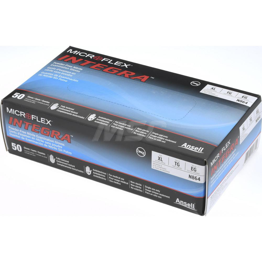 Ansell - Disposable Glove: Series Microflex Integra, Size X-Large, 6.7 ...
