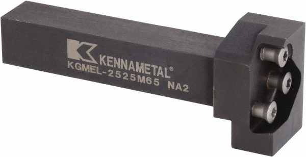 Kennametal - Indexable Grooving-Cutoff Toolholder: KGMEL3232P50, Left ...