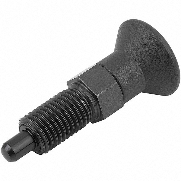 KIPP - M6x0.75, 10mm Thread Length, 3mm Plunger Dia, Hardened Locking ...