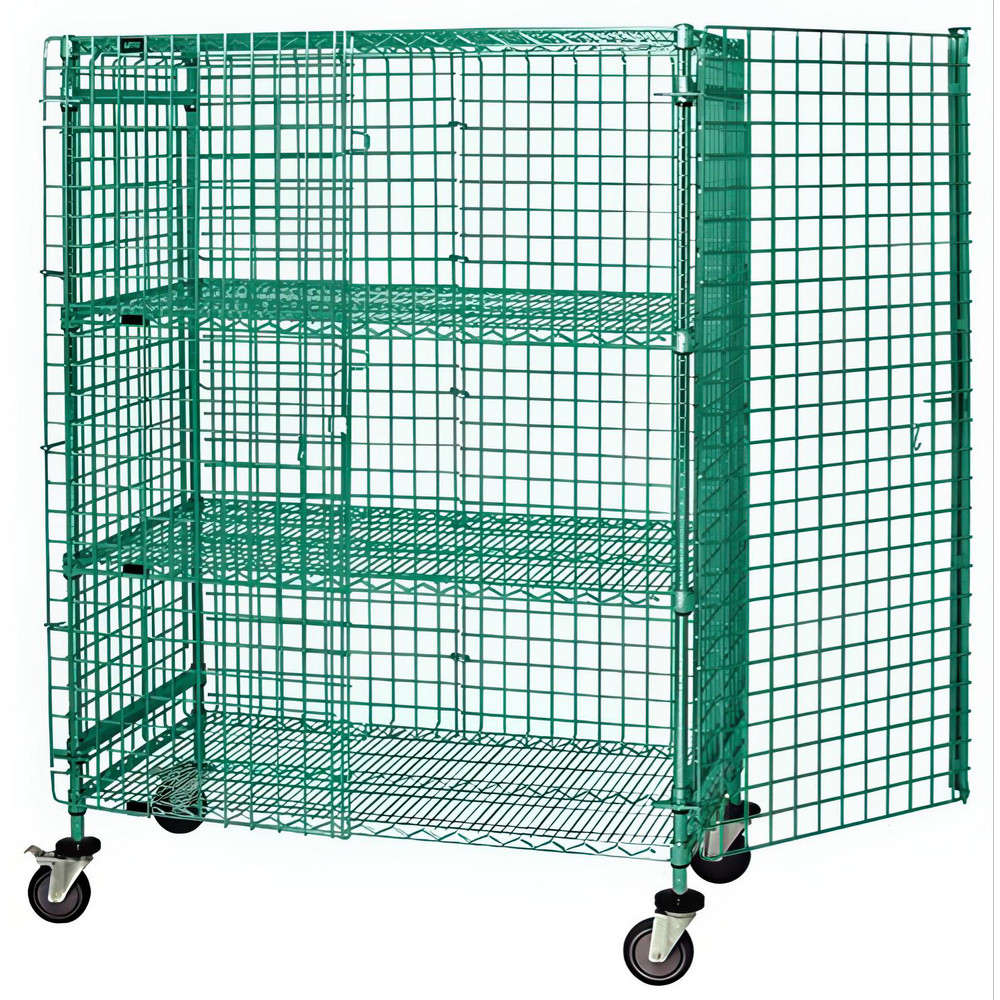 Quantum Storage - Wire Shelving: Shelving Type: Mobile Security Unit ...