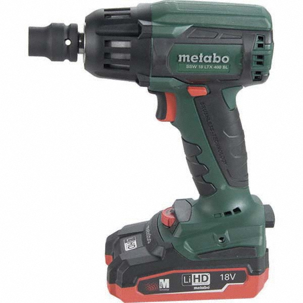 Metabo - 1/2" Drive 18 Volt Pistol Grip Cordless Impact Wrench ...