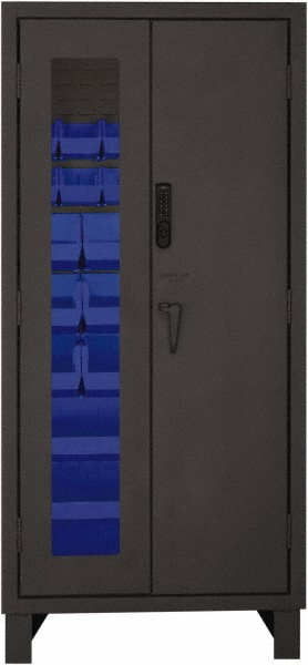 Durham - Steel Access Control & Bin Cabinet: 36" Wide, 24" Deep, 78 ...