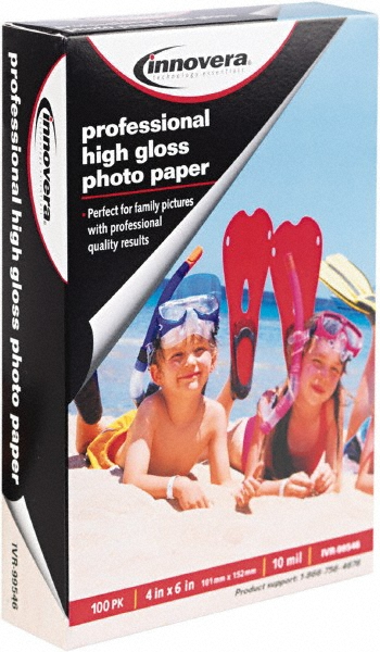 innovera - Office Machine Supplies: Photo Paper, White, 1 per Pack ...