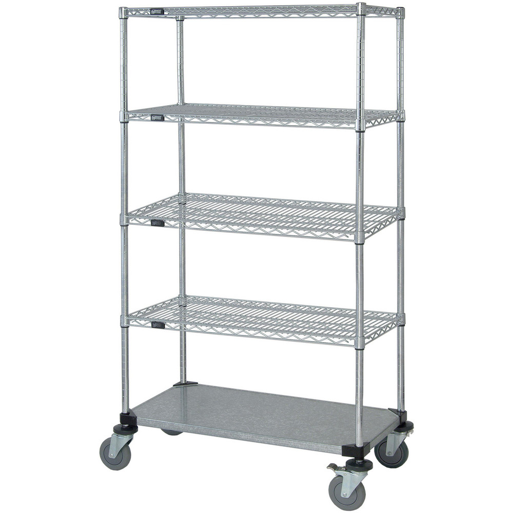 Quantum Storage - Wire Shelving: Shelving Type: Mobile Cart; Starter or ...