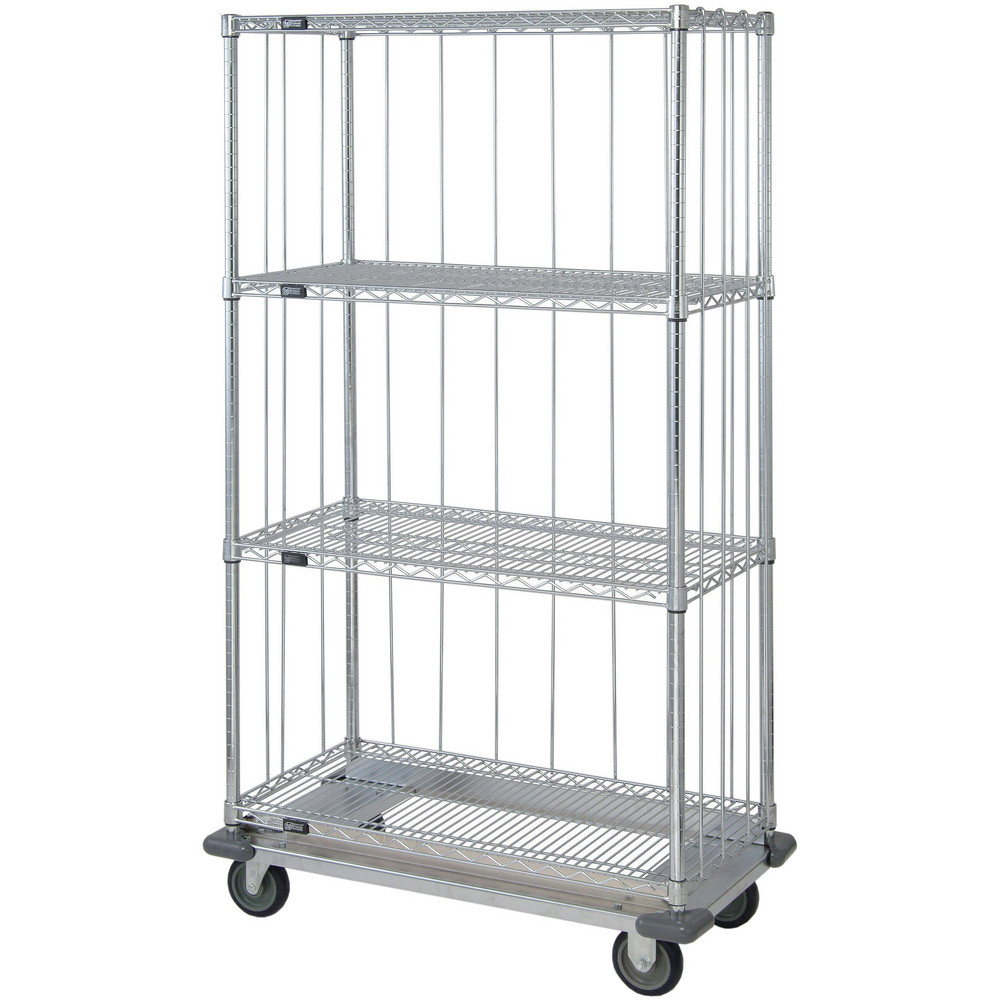 Quantum Storage - Wire Shelving: Shelving Type: Mobile Enclosure Cart ...
