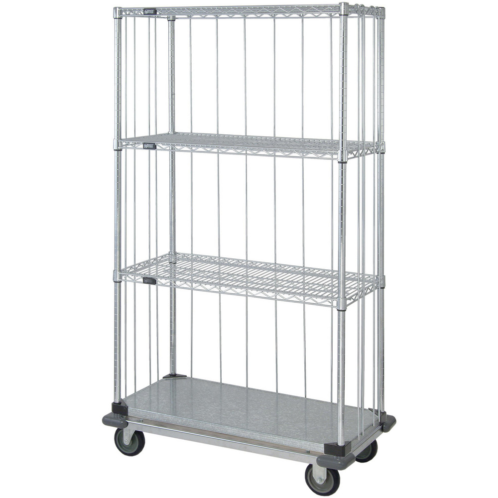Quantum Storage - Wire Shelving: Shelving Type: Mobile Enclosure Cart ...