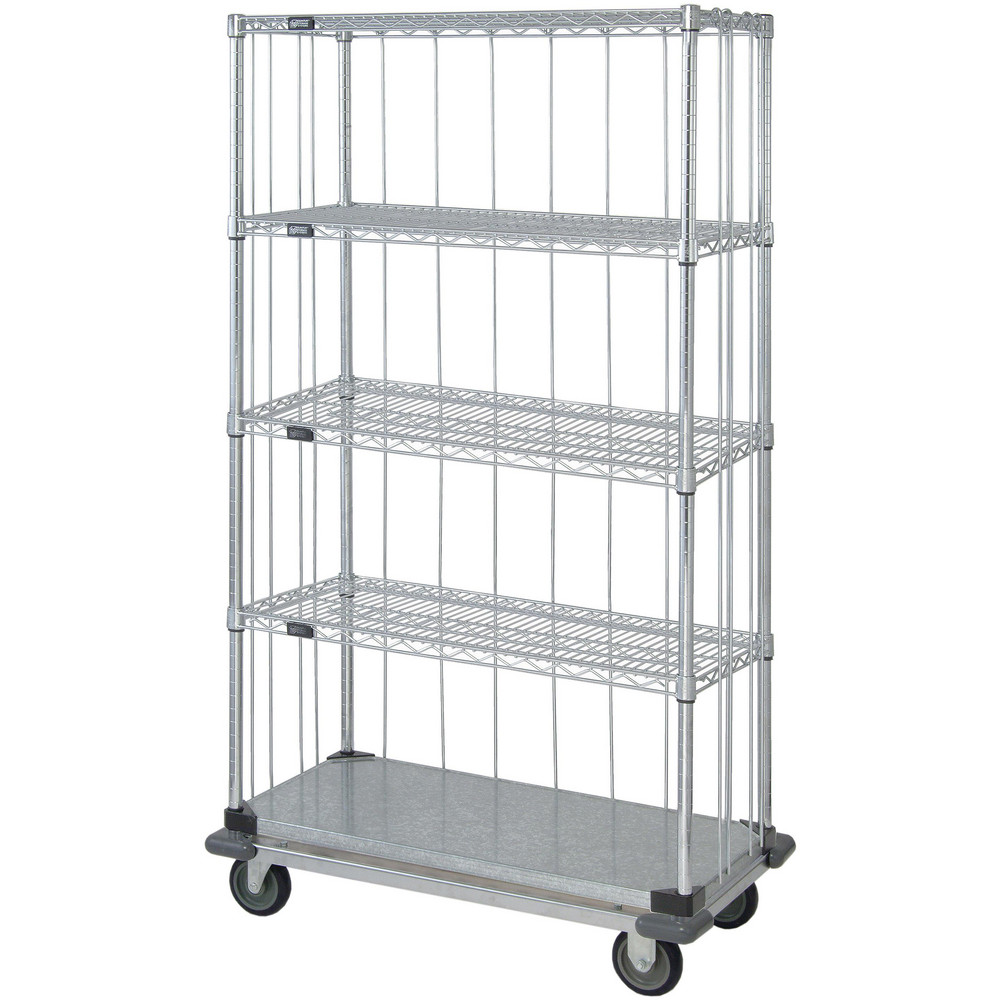 Quantum Storage - Wire Shelving: Shelving Type: Mobile Enclosure Cart ...